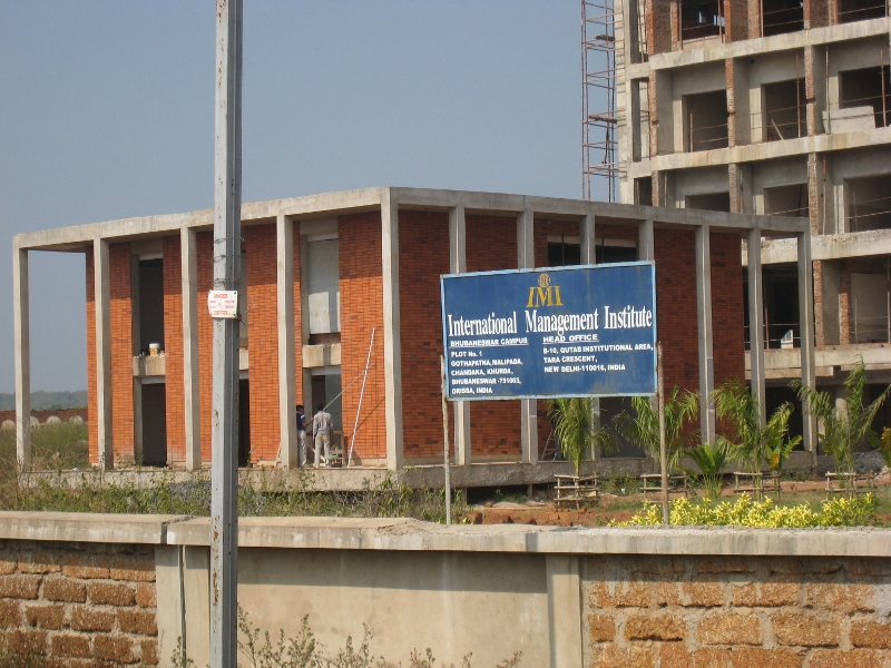 Odisha HRD » Construction site pictures of IMI Bhubaneswar campus on ...